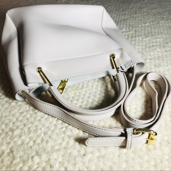 Noir Luxe | Bags | Noir Luxe Small Classic Handbag Bone | Poshmark